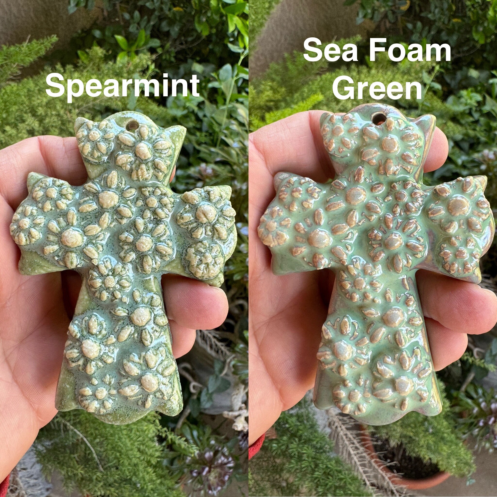 Ceramic Crosses, Beautiful Home Decor, Handmade, Birthday, Baptism ...