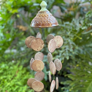 Wind Chimes, Handmade Ceramic Wind Chimes, Ceramic, Garden, Gardening ...
