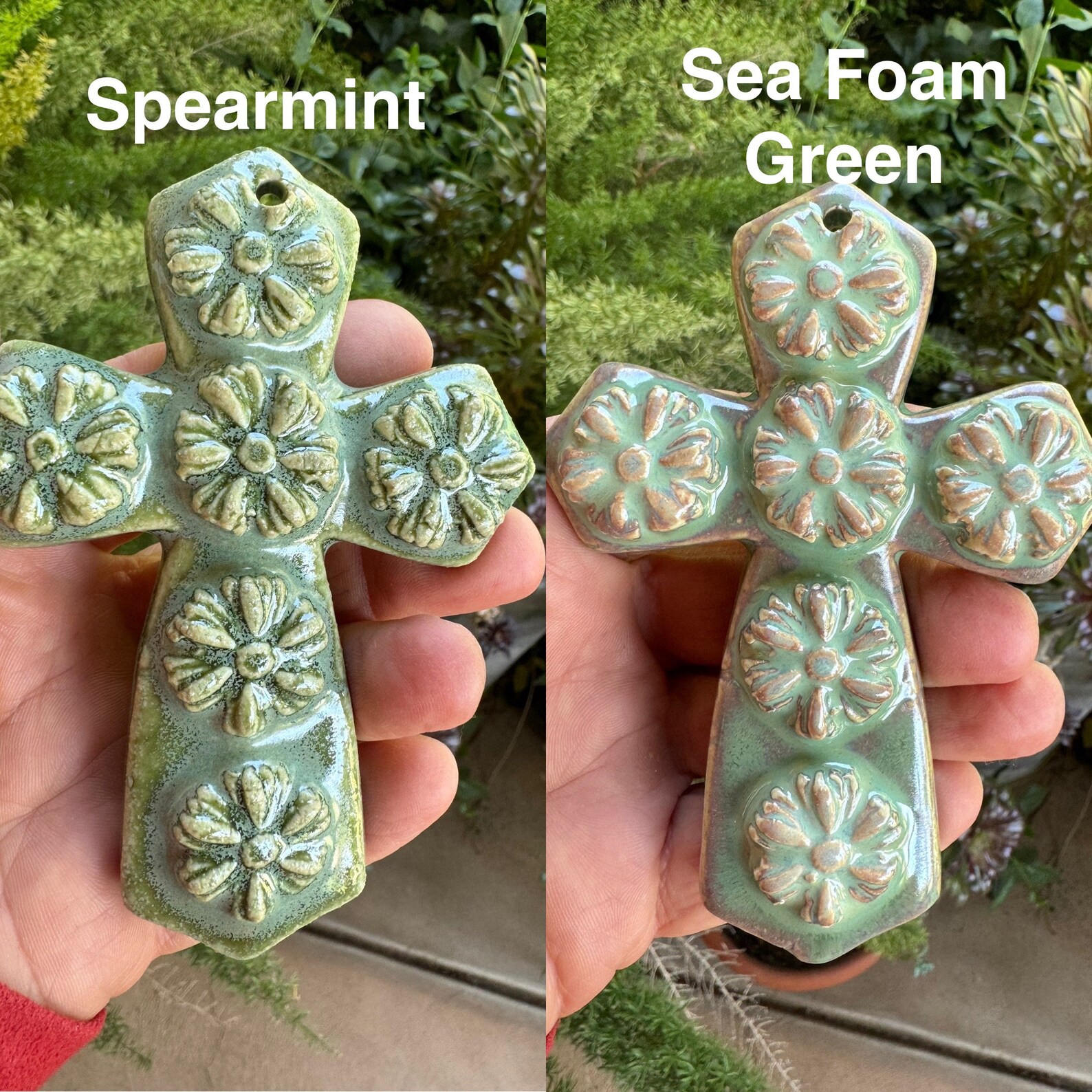 Ceramic Crosses, Beautiful Home Decor, Handmade, Birthday, Baptism ...
