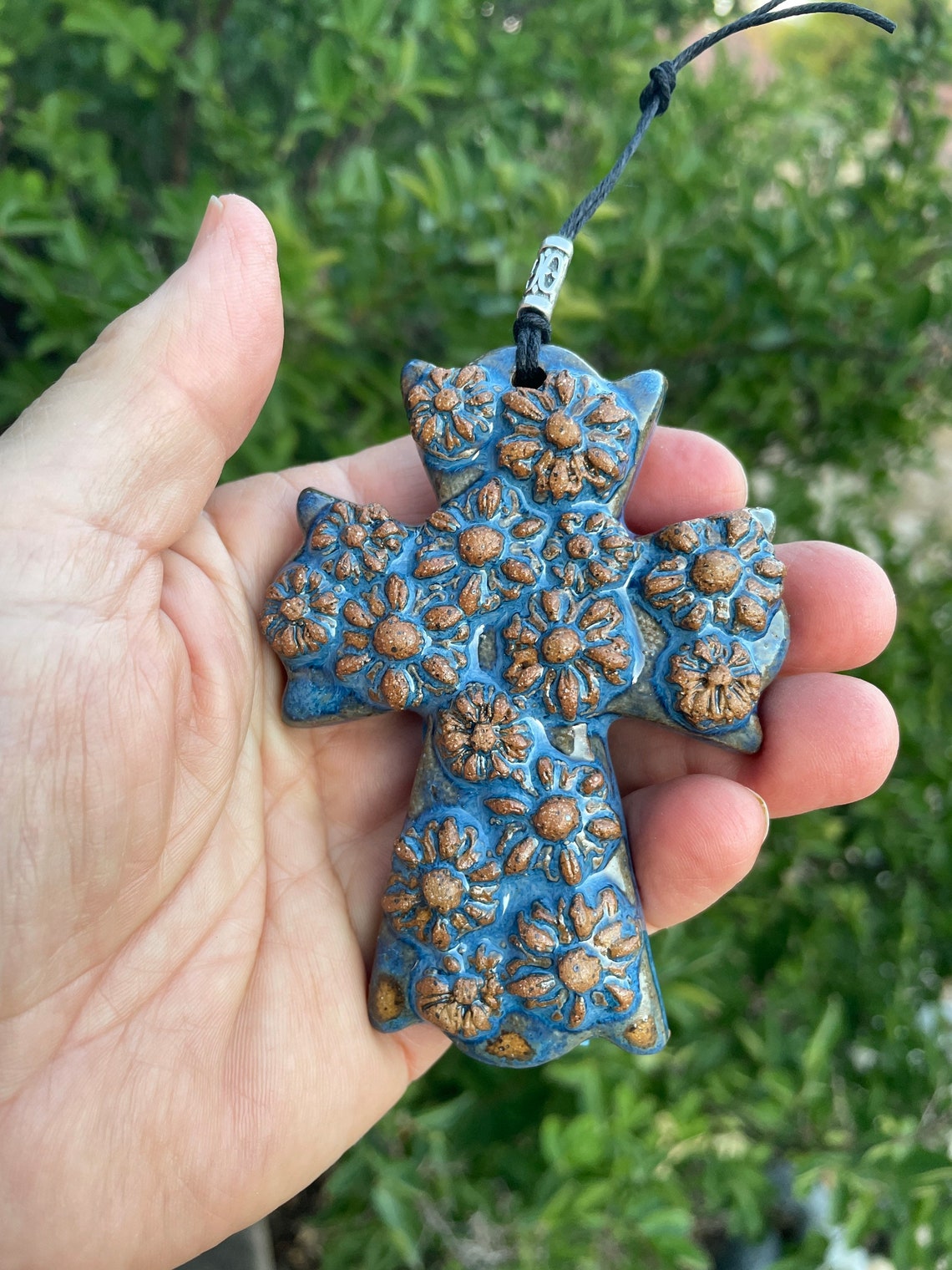 Ceramic Crosses Beautiful Home Decor Handmade Birthday - Etsy