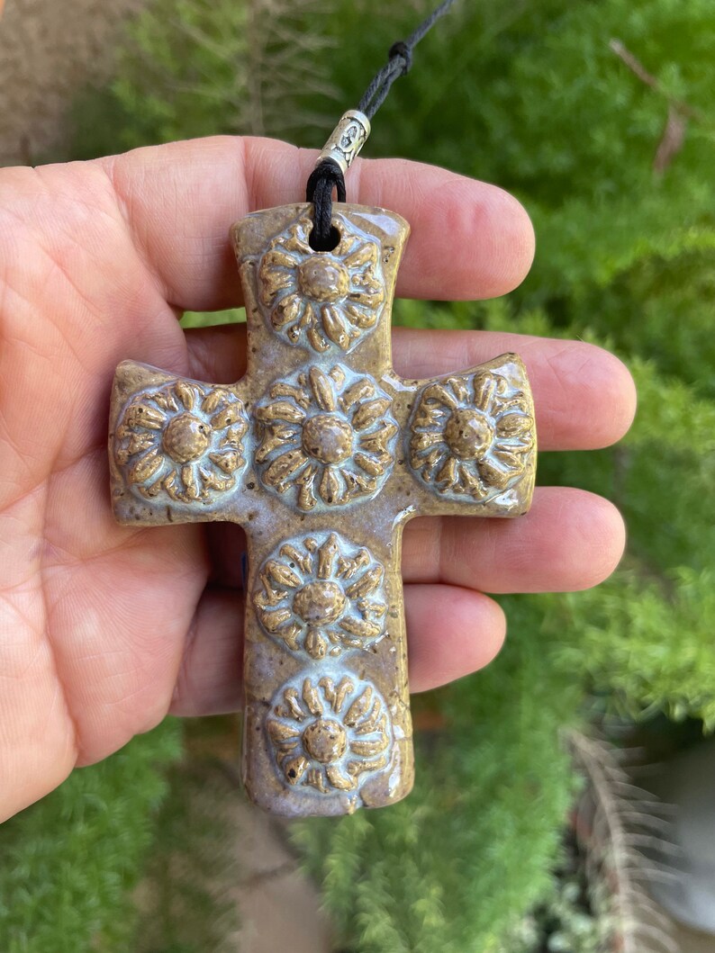 Crosses Ceramic Crosses Beautiful Home Decor Handmade - Etsy