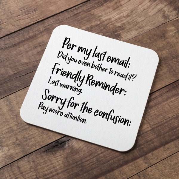 Funny Coasters - Etsy