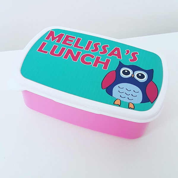 Owl Lunch Box - Etsy
