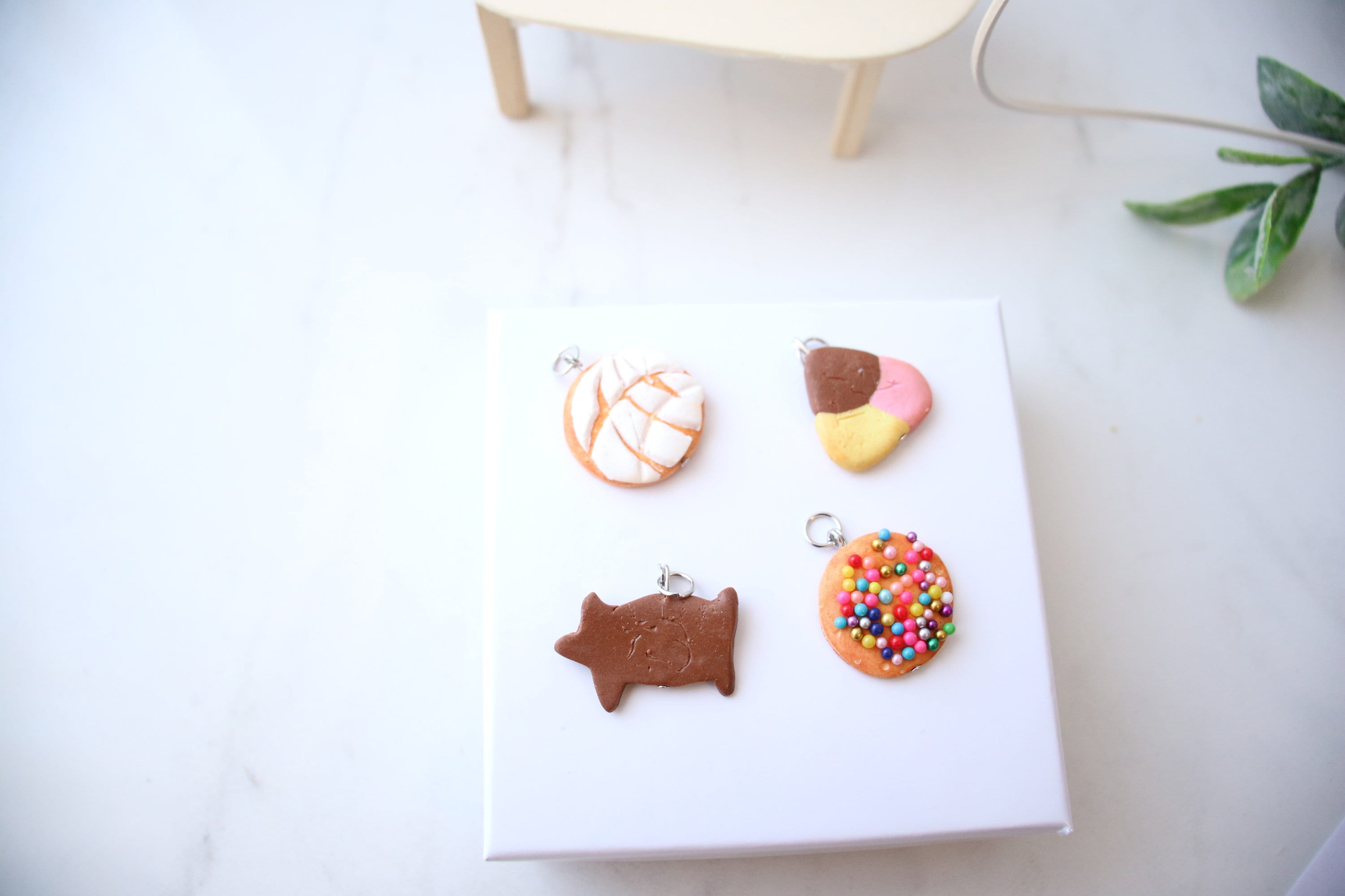 Pan Dulce Charm or Magnet Individual or Set, CONCHA Clay Charm ...