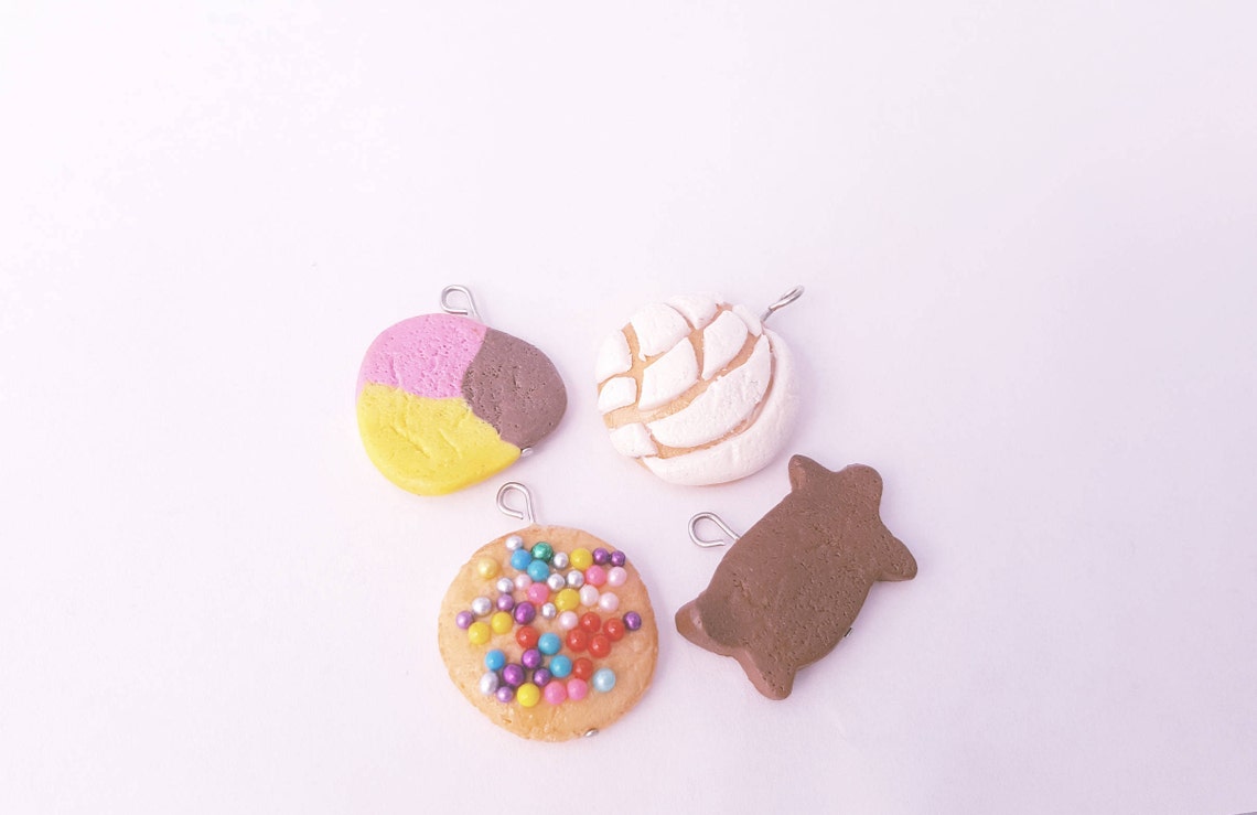Pan Dulce Charm or Magnet Individual or Set, CONCHA Clay Charm ...