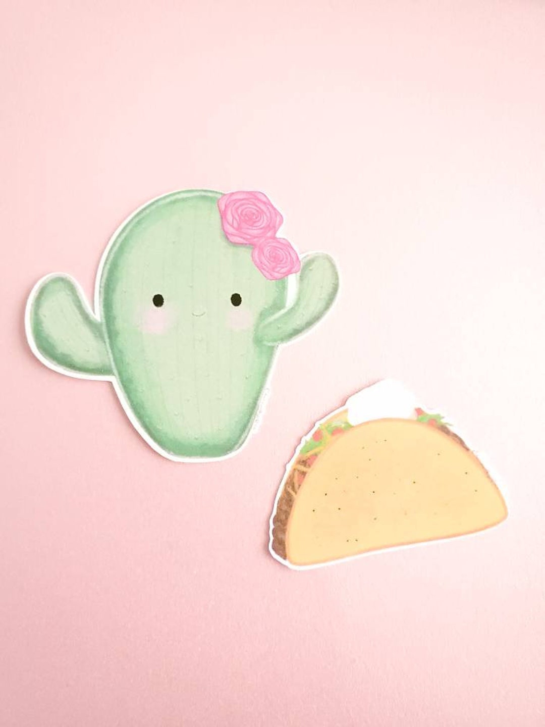 Nopal and Taco Stickers, Cactus, Nopal, Planner, Agenda - Etsy