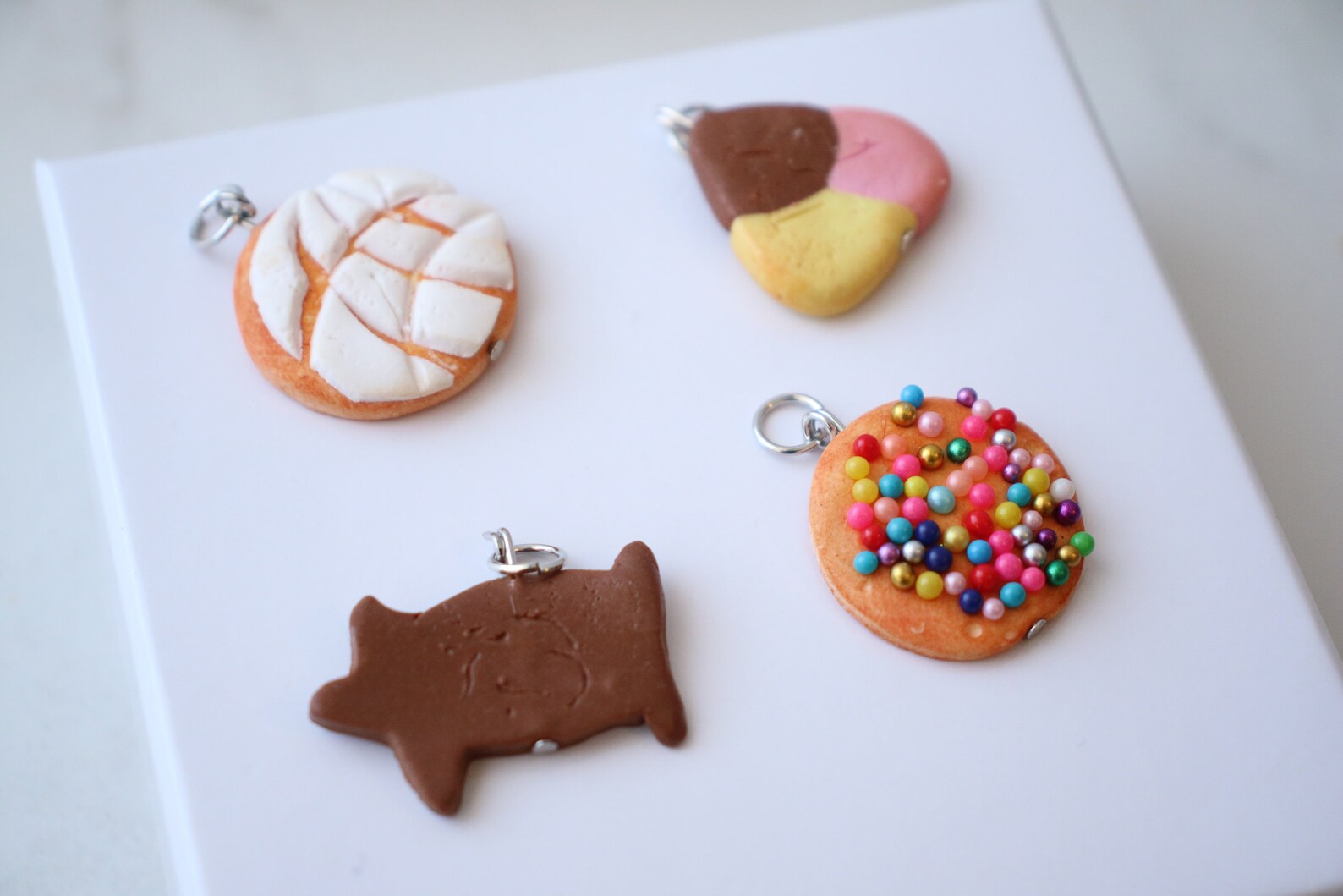 Pan Dulce Charm or Magnet Individual or Set, CONCHA Clay Charm ...