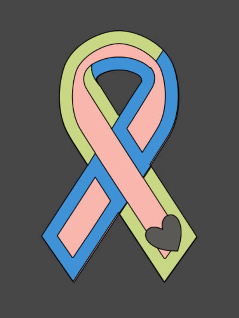 Breast Cancer Ribbon Car Decal Metastatic Breast Cancer | Etsy