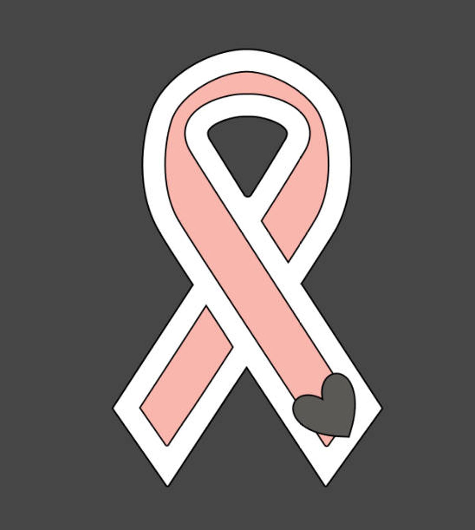 Breast Cancer Ribbon Car Decal Metastatic Breast Cancer | Etsy