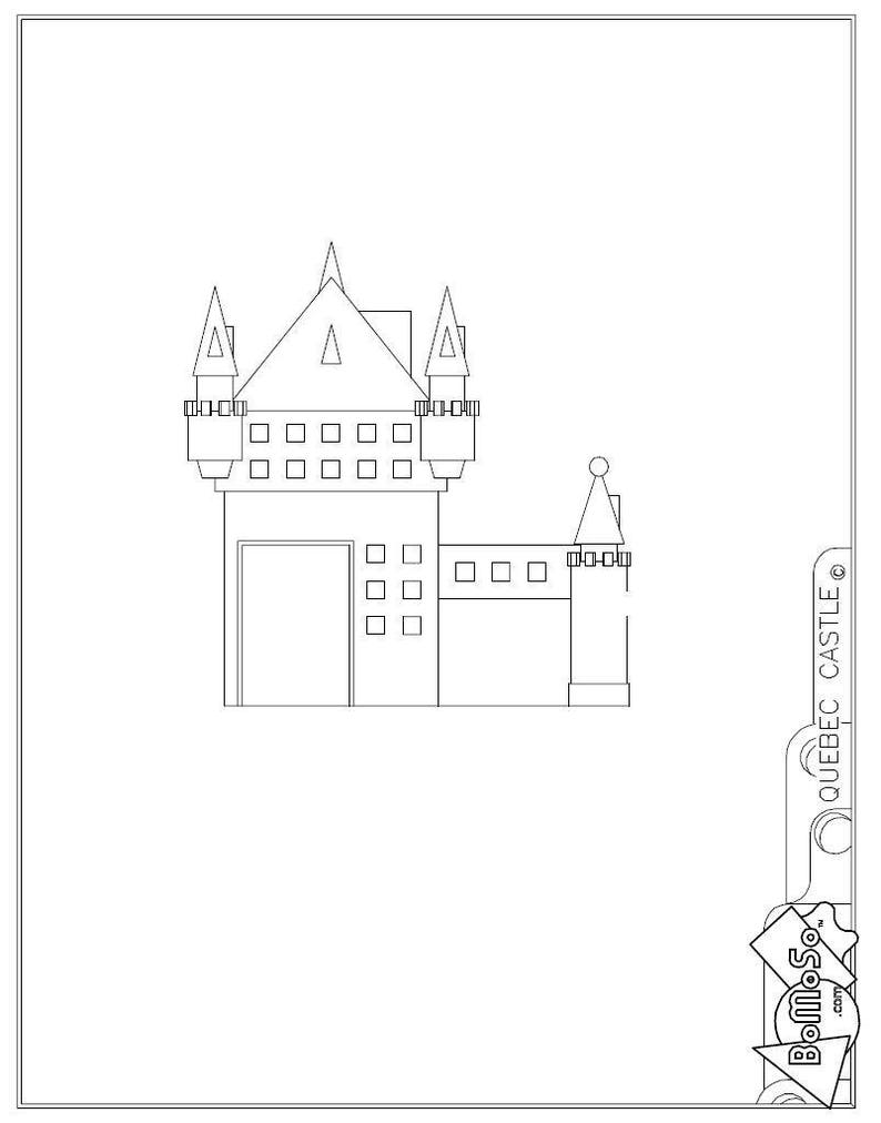 Quebec Castle Playhouse / Fort Plans - Etsy