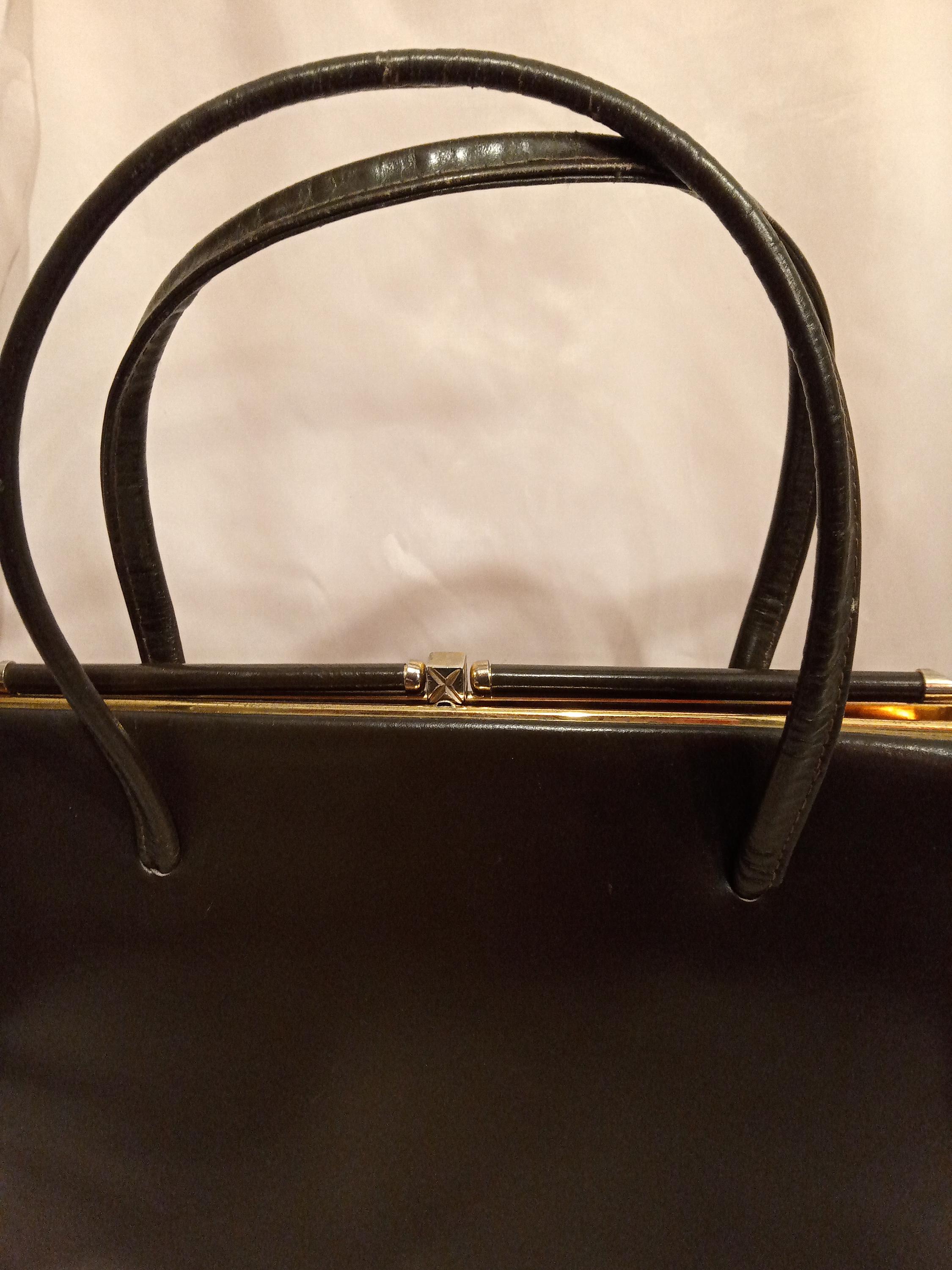 Vintage Brown Leather Ackery Handbag. - Etsy