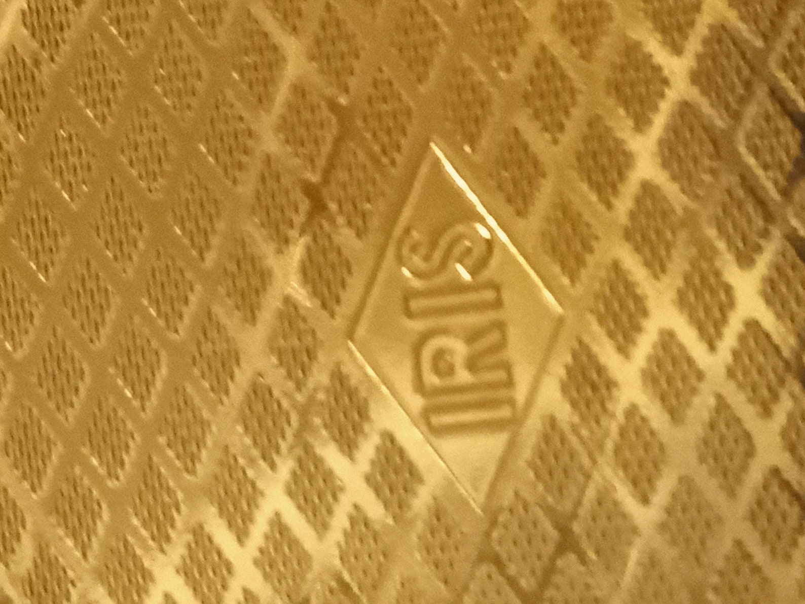 Iris Powder Compact, With Original Powder Puff, Unused, With Floral ...