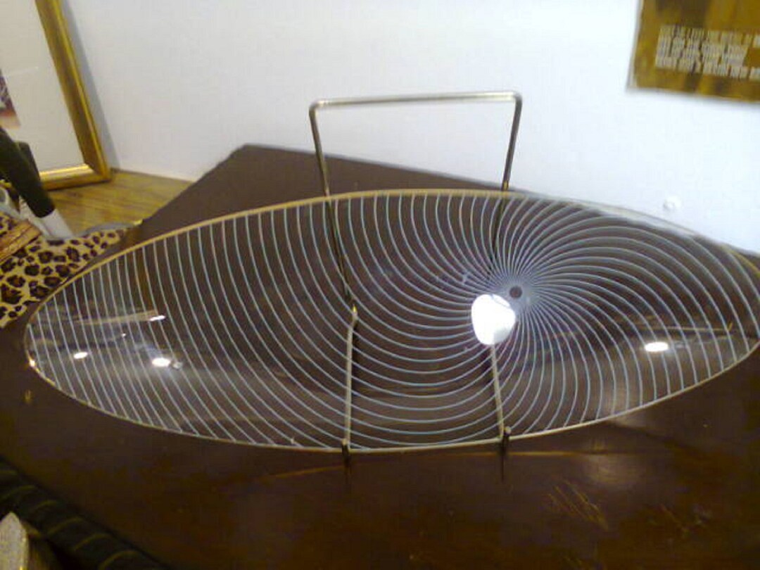 Chance Glass Plate. Oval Shaped With Swirl Patterns on a Clear ...