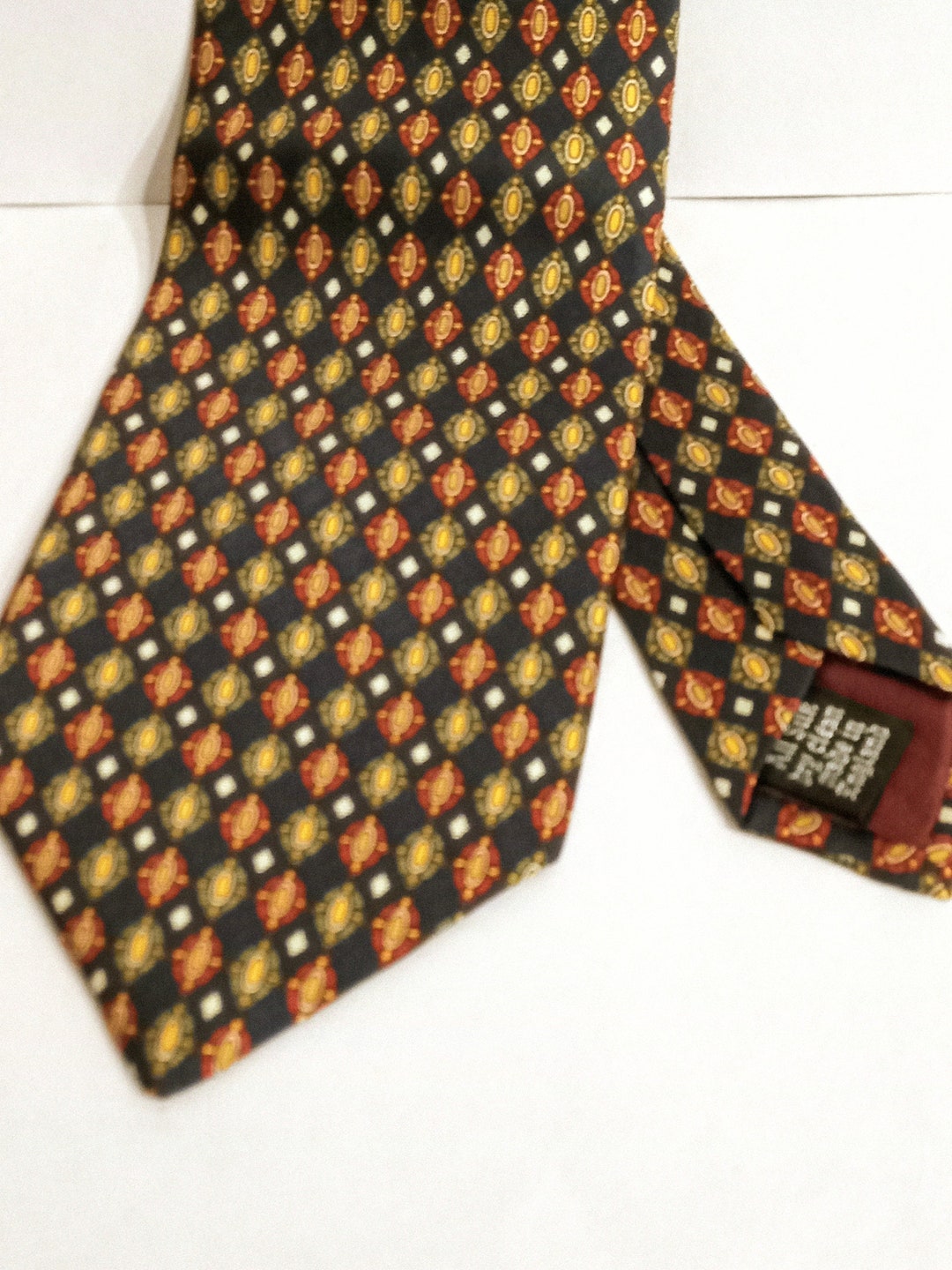 Vintage Neck Tie. Simpsons of Piccadilly Silk Tie. Muli-coloured ...