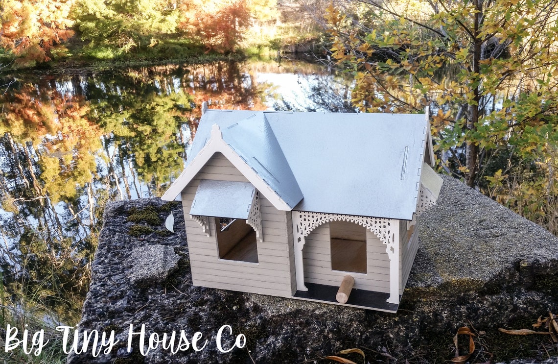 Country Cottage Birdhouse Flat Pack Craft Kit - Etsy Australia