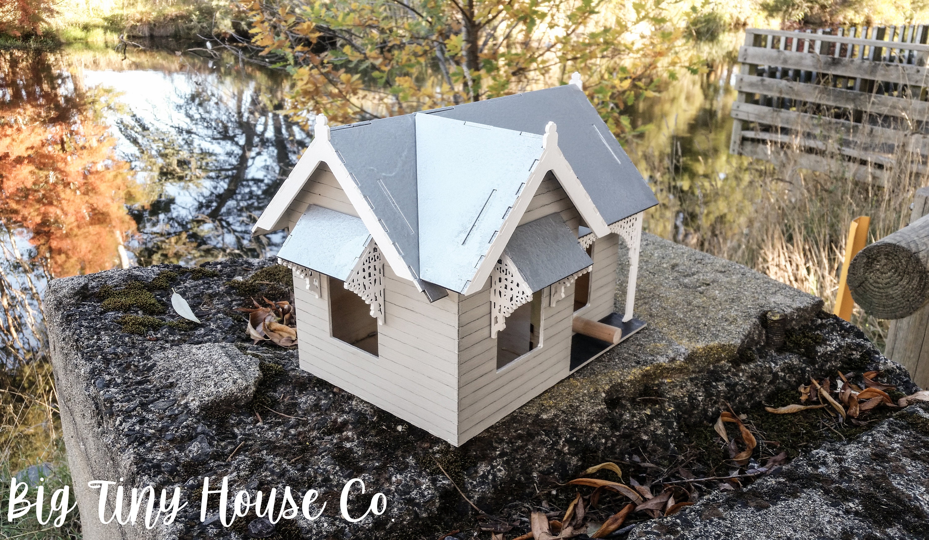 Country Cottage Birdhouse Flat Pack Craft Kit | Etsy