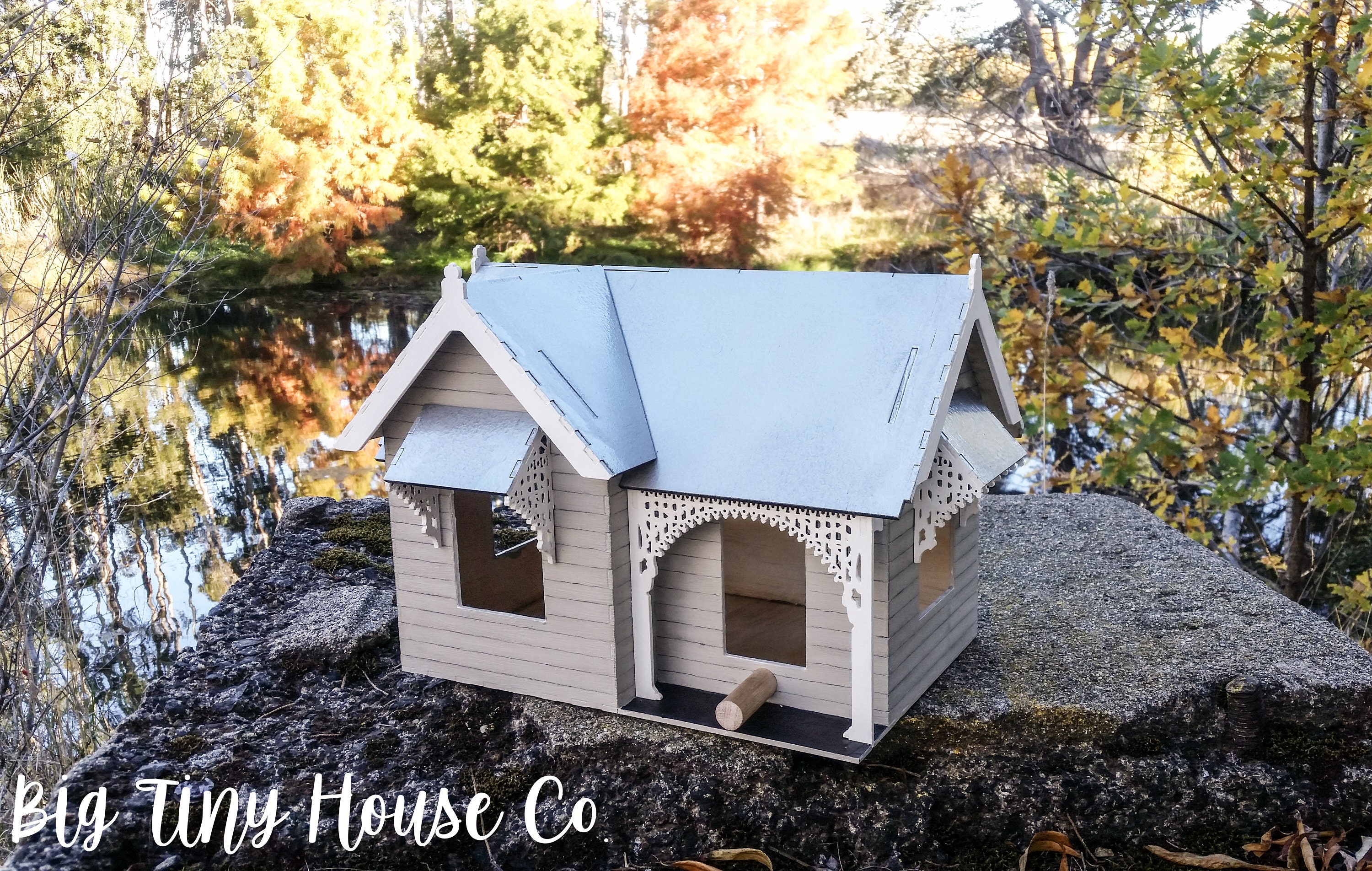 Country Cottage Birdhouse Flat Pack Craft Kit | Etsy