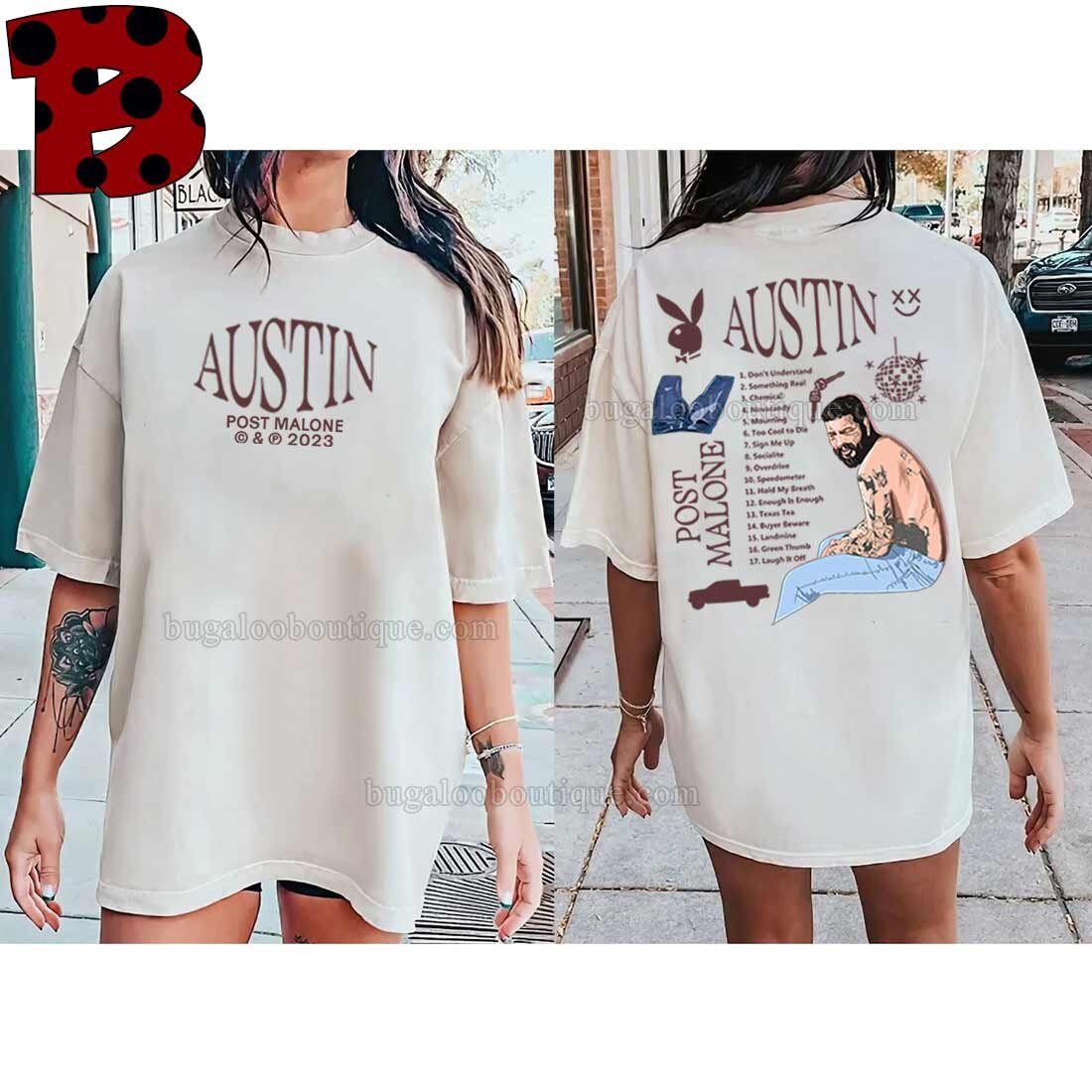 Post Malone Austin Album 2023 T-shirt, If Y'All Werent Here, Id Be ...