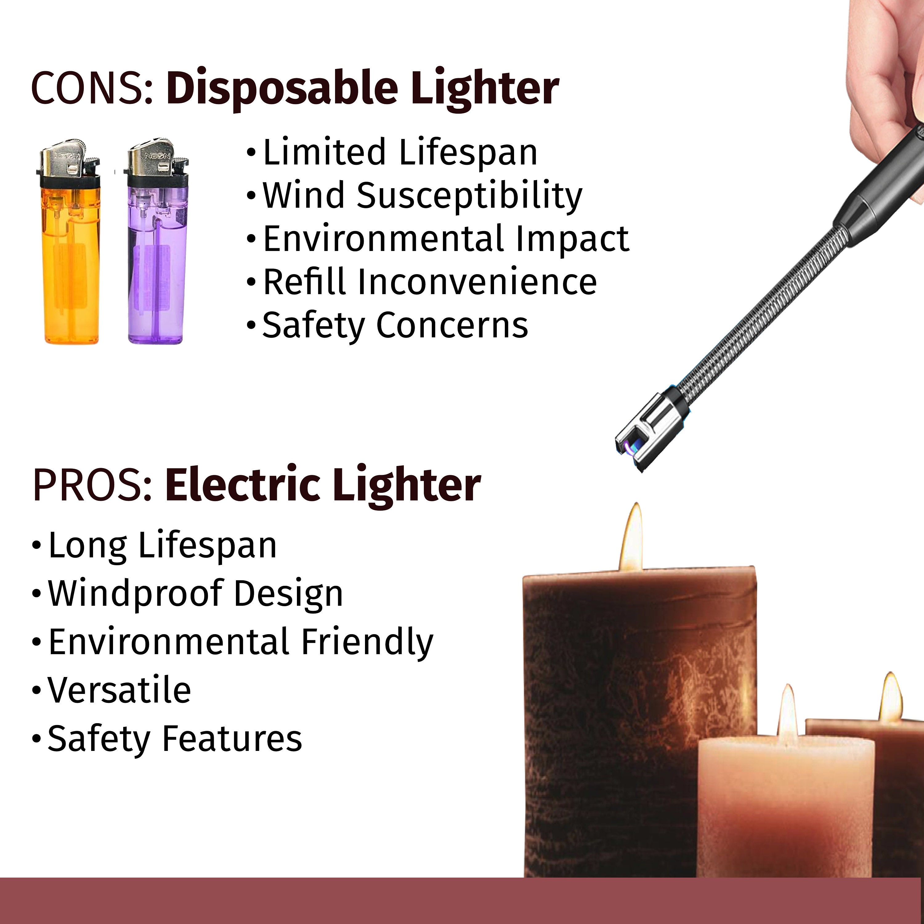 Custom Engraved Extra Long Electric Lighter, Laser Engraved and USB ...
