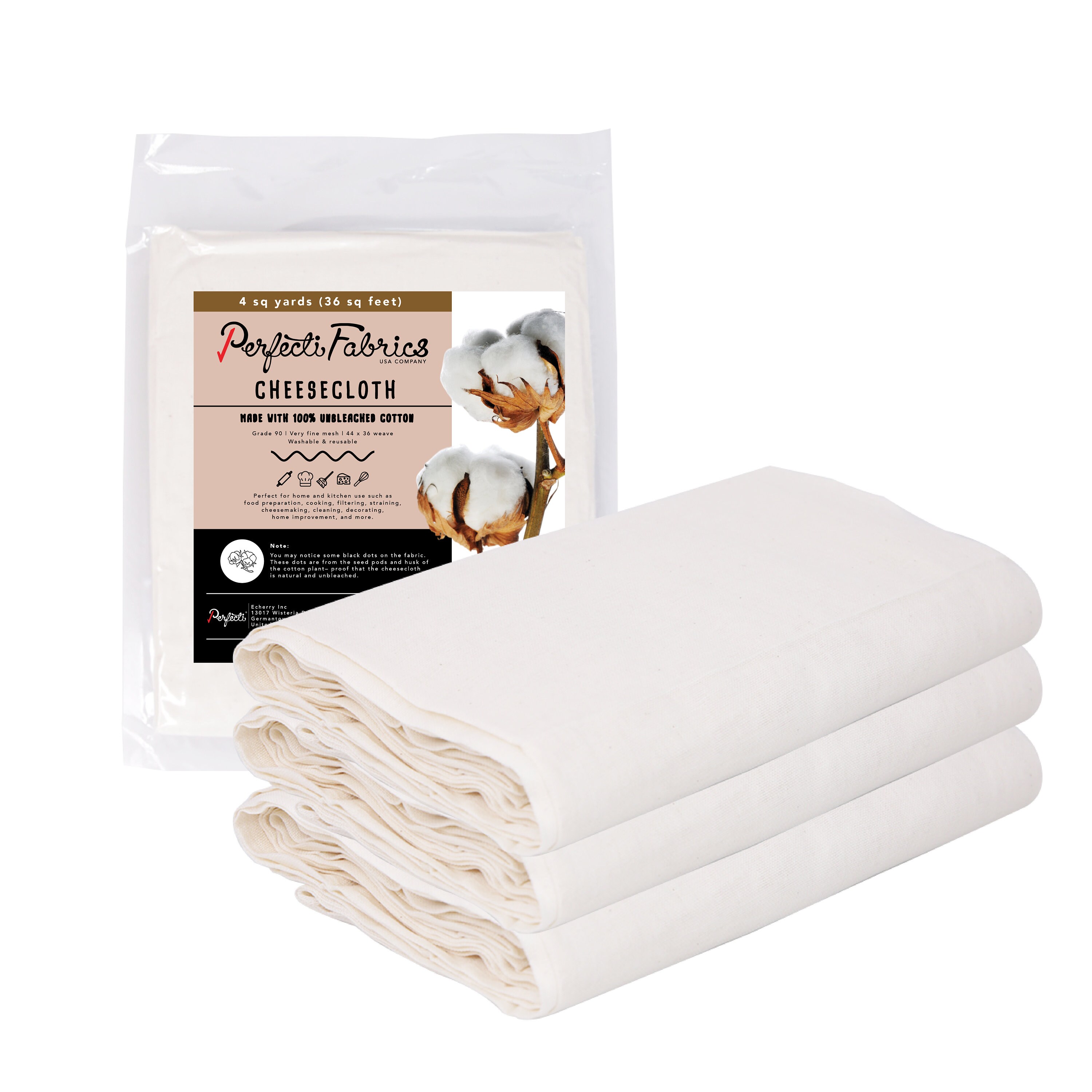 14" Grade 90 Cheesecloth Roll - Natural 100 yards - glwec.in