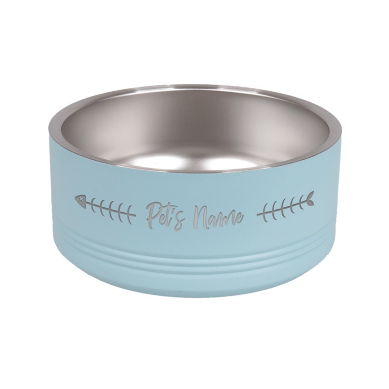 Custom Cat Bowl Stainless Steel Pet Bowl, Portable Water Food Bowl for ...