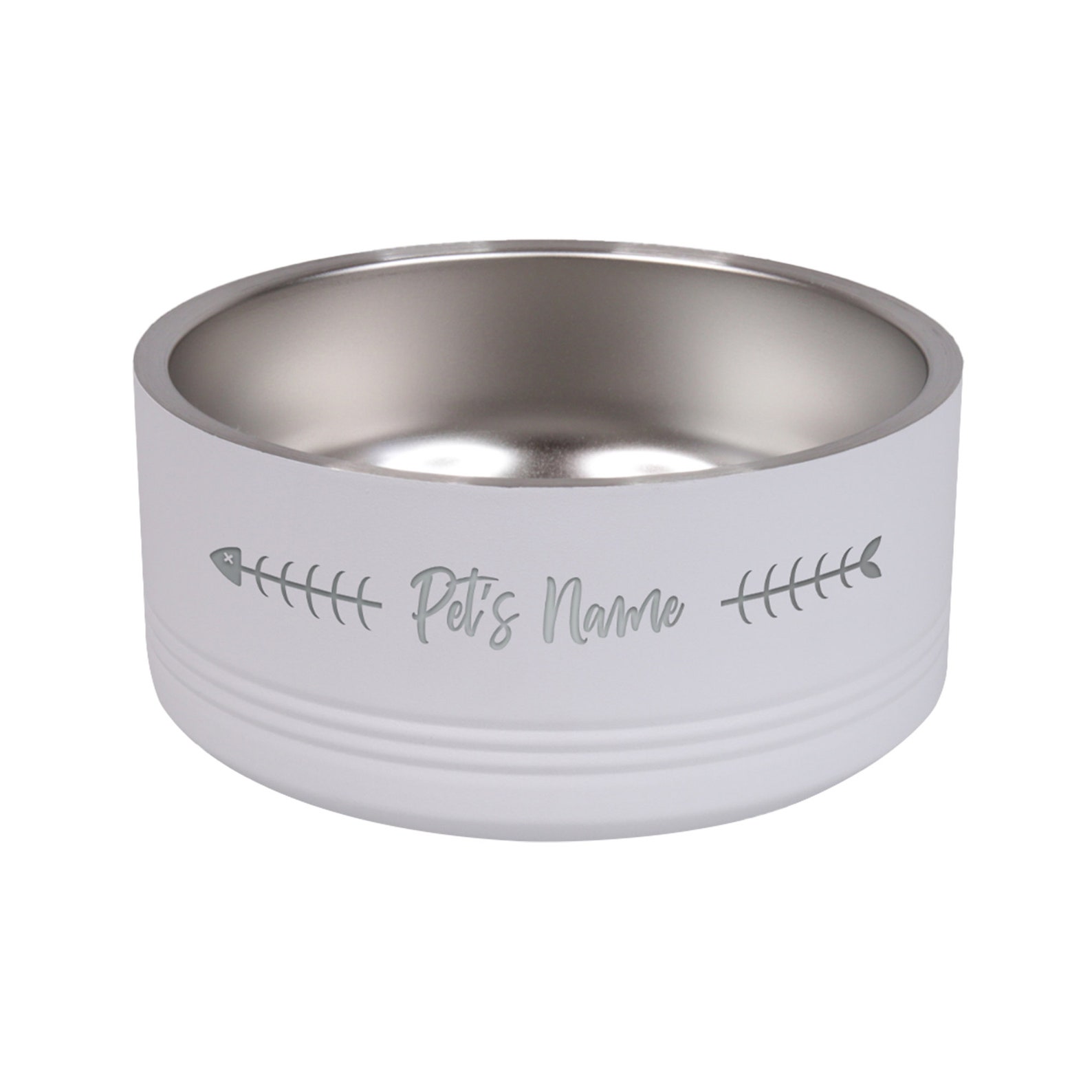 Custom Cat Bowl Stainless Steel Pet Bowl, Portable Water Food Bowl for ...