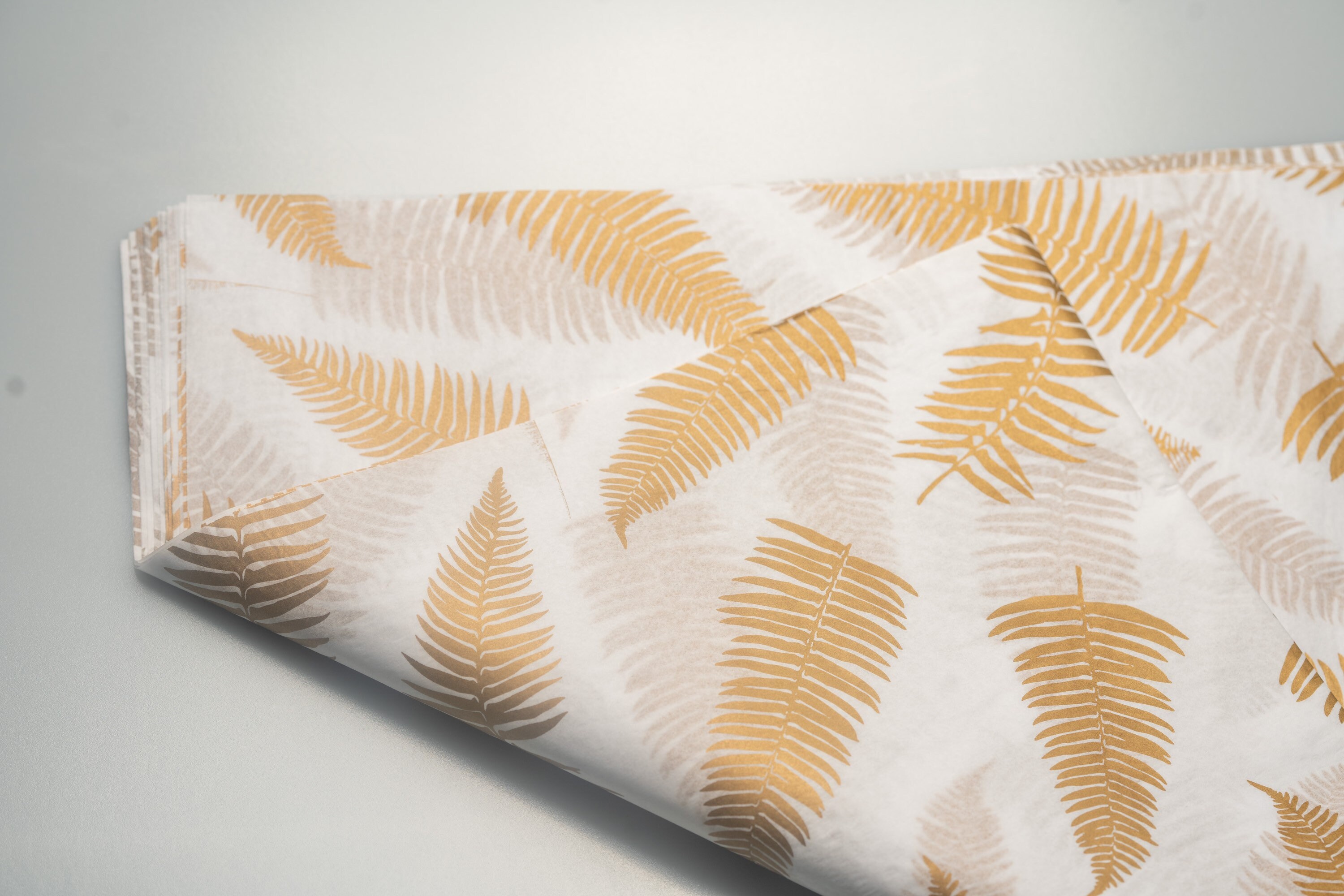 Tissue Paper L Golden Frond Paper L Gift Wraping L DIY - Etsy