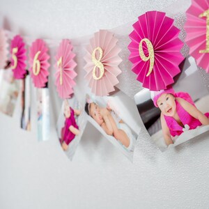 First Year Photo Banner,picture Banner Baby Photo Display,12 Month ...