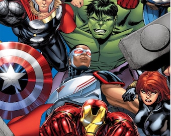 Super Hero Fabric - Etsy