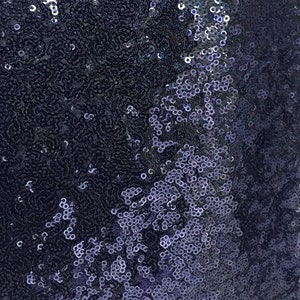 Navy Blue Sequins Fabric, Glitz Sequins Fabric, Navy Blue Sequin Fabric ...