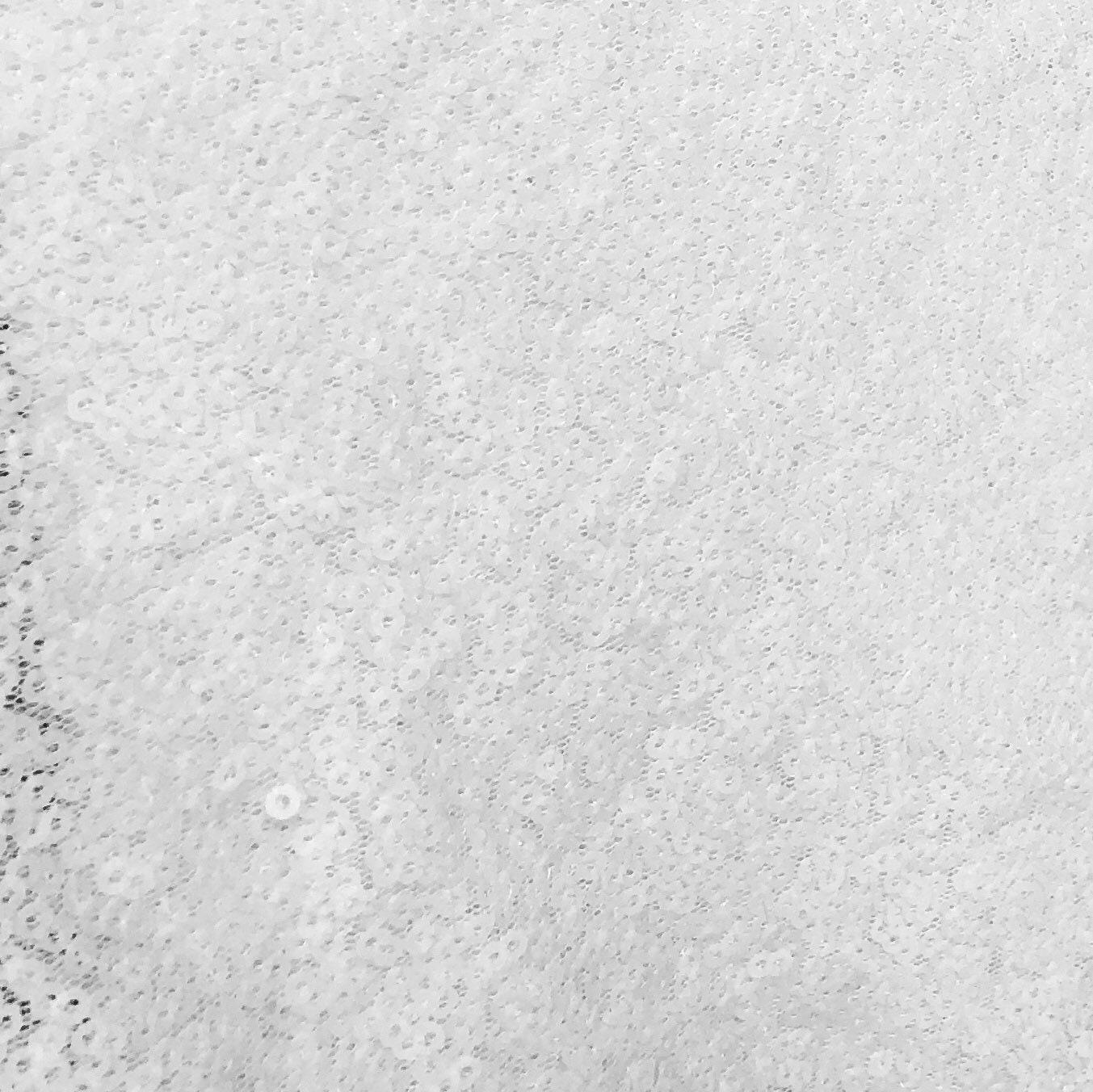 White Sequin Fabric Glitters Sequins Fabric for Dress Full - Etsy New ...