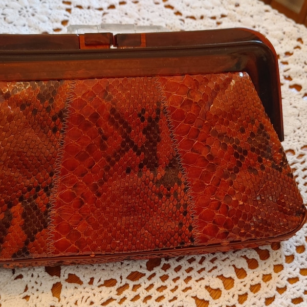 Python Clutch - Etsy