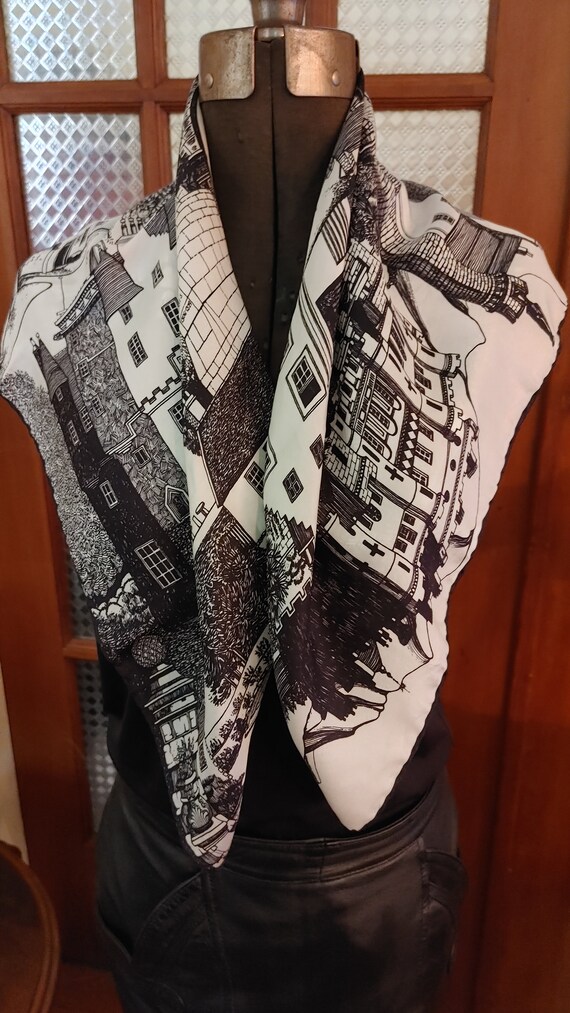 Rare VTG 1980s Richard Allan London Landmarks Black &… - Gem