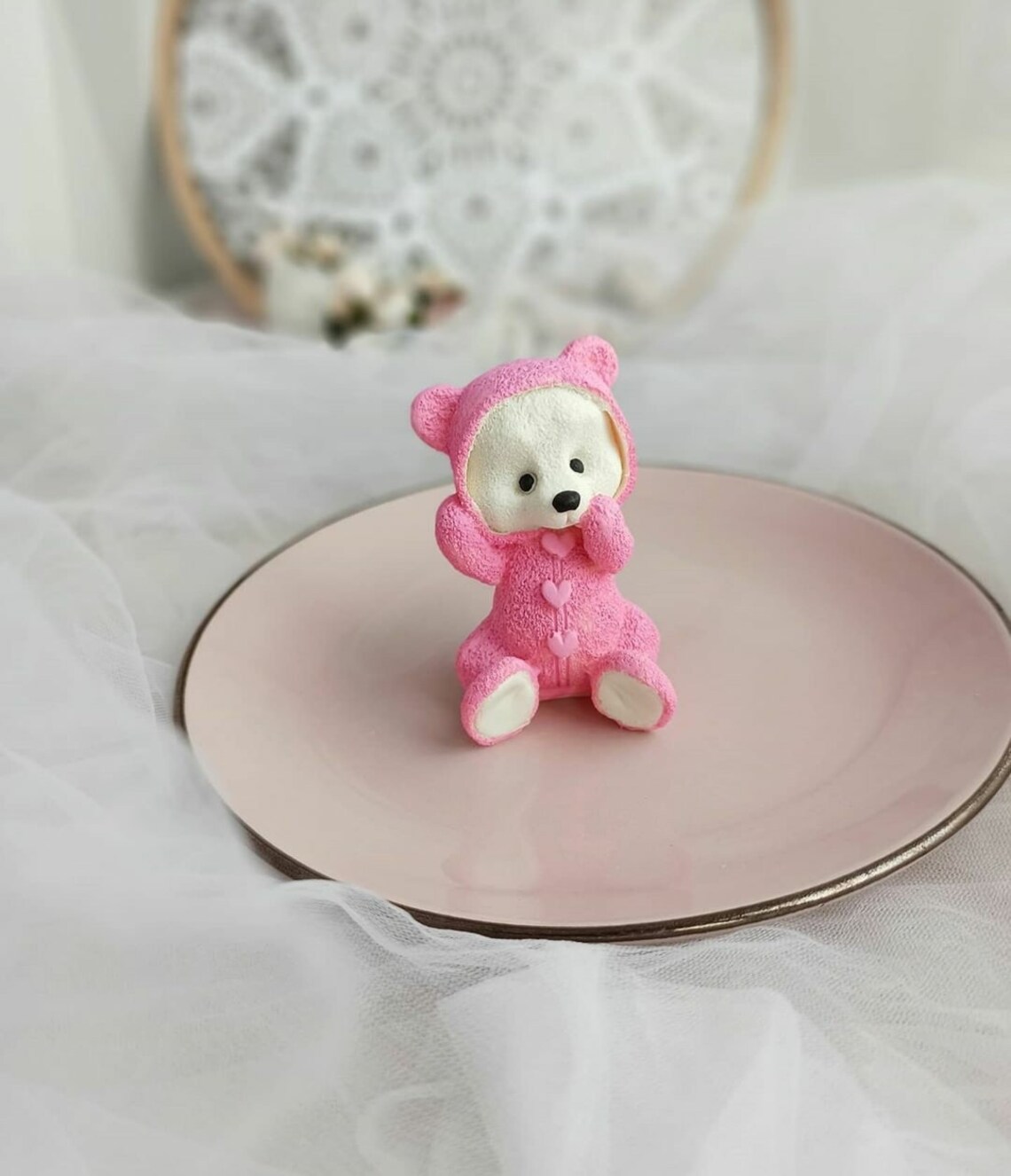 Bear in Pajamas Mold Silicone Resin Mold Plush Bear in | Etsy