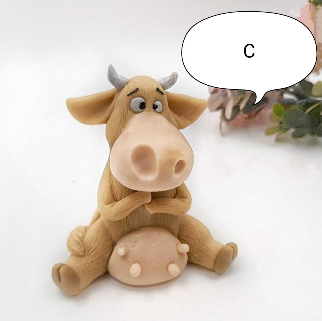 Goats Cow Silicone Mold Farm Animal Mold Grown Female Animal - Etsy