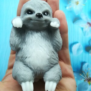 Sloth Mold Sloth Silicone Soap Mold Sloth Not Food Mold Animal Flexible ...