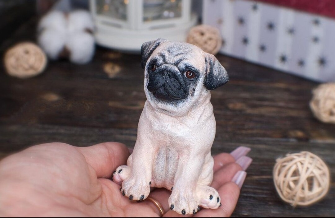 3d Pug Mold Dog Pug Silicone Mold Pug Soap Candle Mold - Etsy