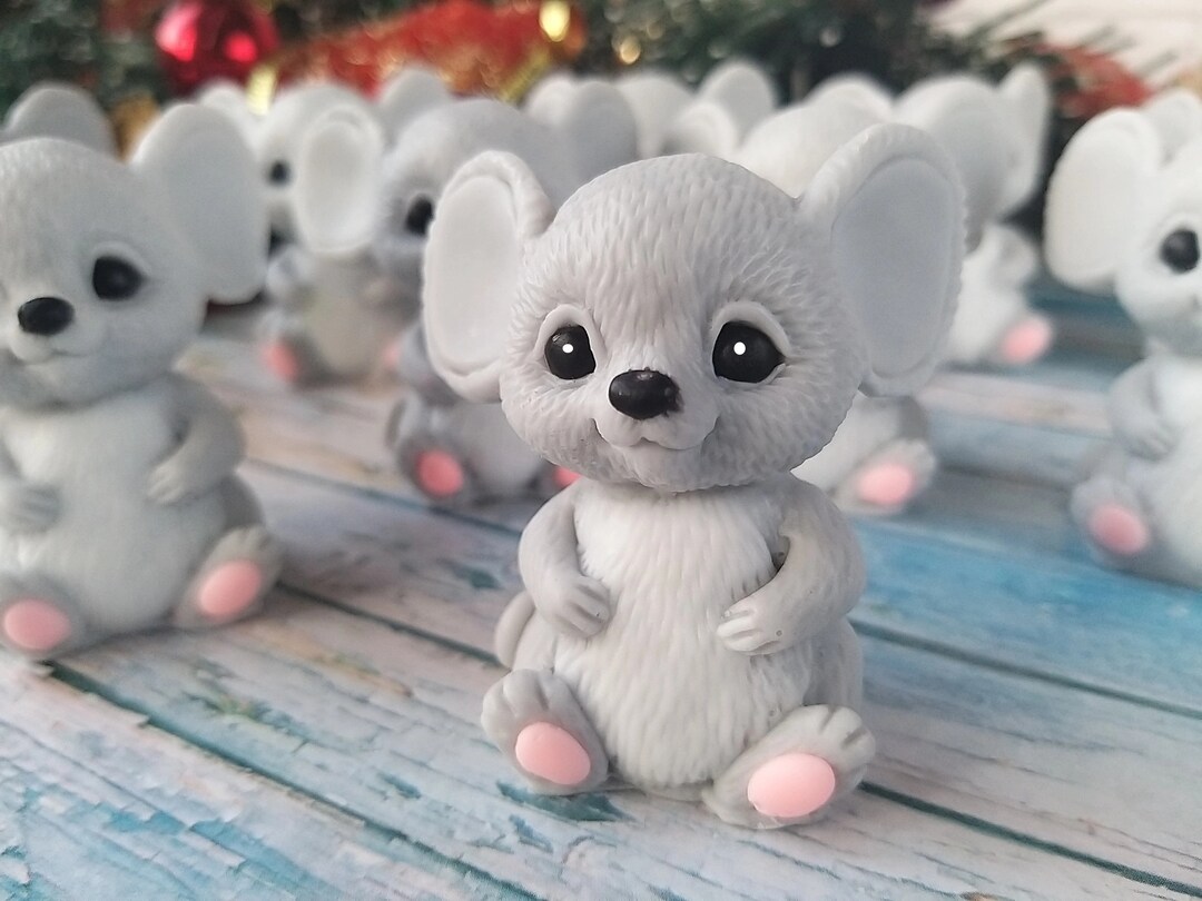 Miniature Mouse Mold Silicone Mold for Making Soap Polymer Clay Candle ...