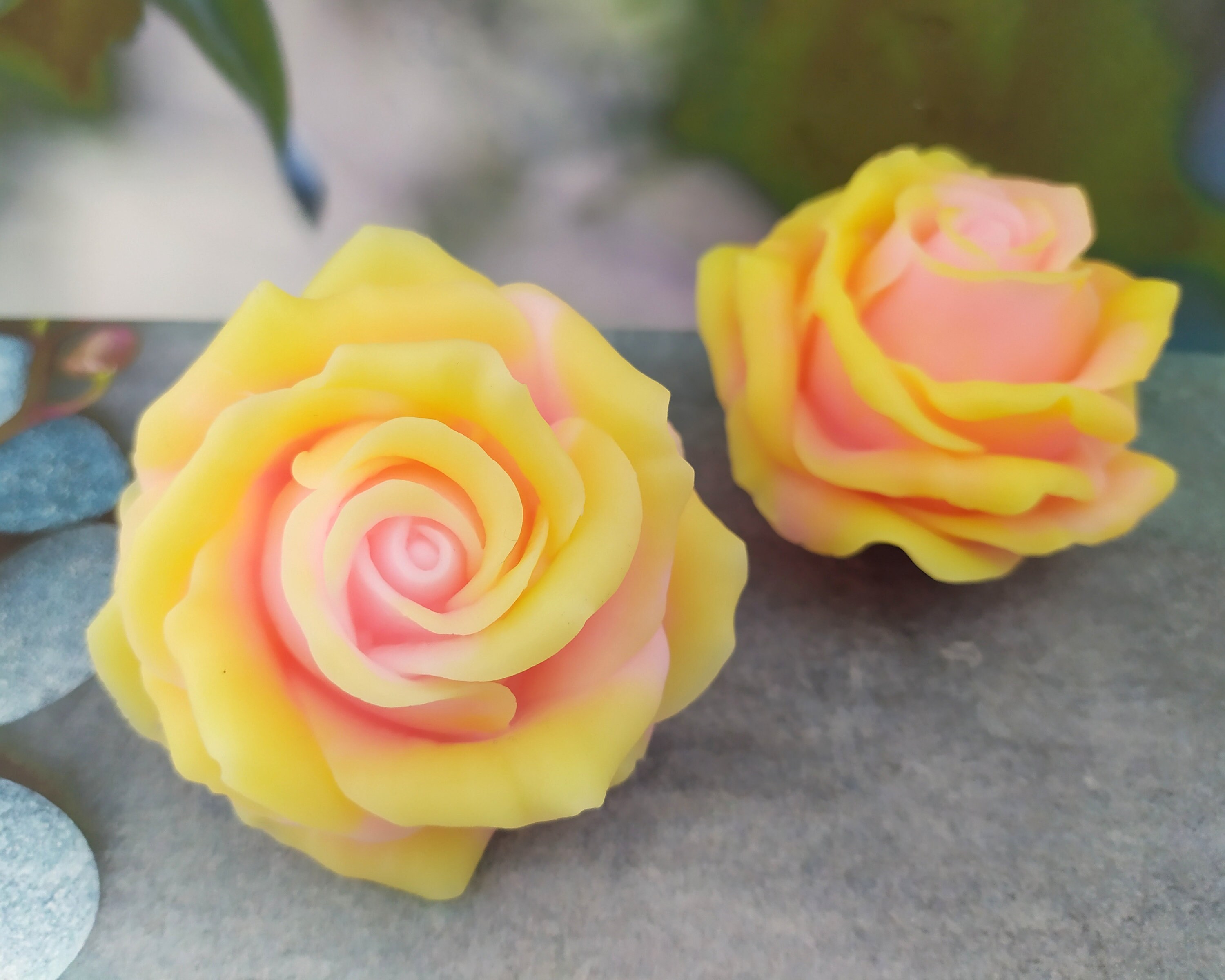 Big Rose Mold Silicone Candle Chocolate Soap Rose Mold | Etsy