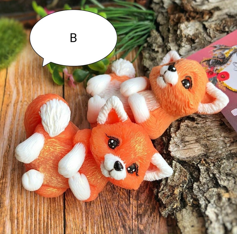 3d Fox Mold Wild Fox Mold Wild Animal Mold Silicone Soap Mold - Etsy