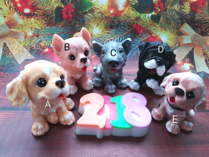 3d Doggie Mold Spaniel Mold Sheepdog Bull Terrier Mold Shar | Etsy