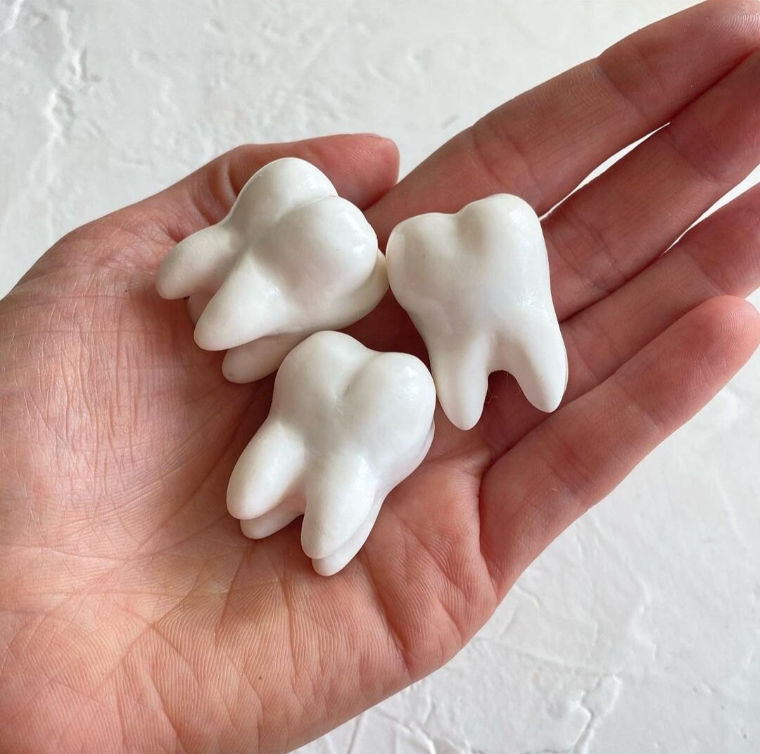 Miniature Tooth Silicone Mold Mini Dental Tooth Molar Fake Human Tooth ...