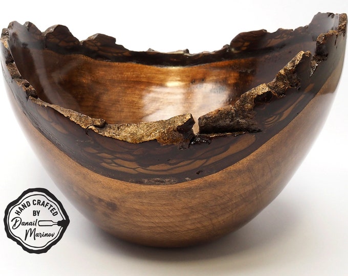 WOODEN BOWL, Walnut Bowl, DECORATIVE Bowls, Salad Bowl, Food Safe Bowl ...