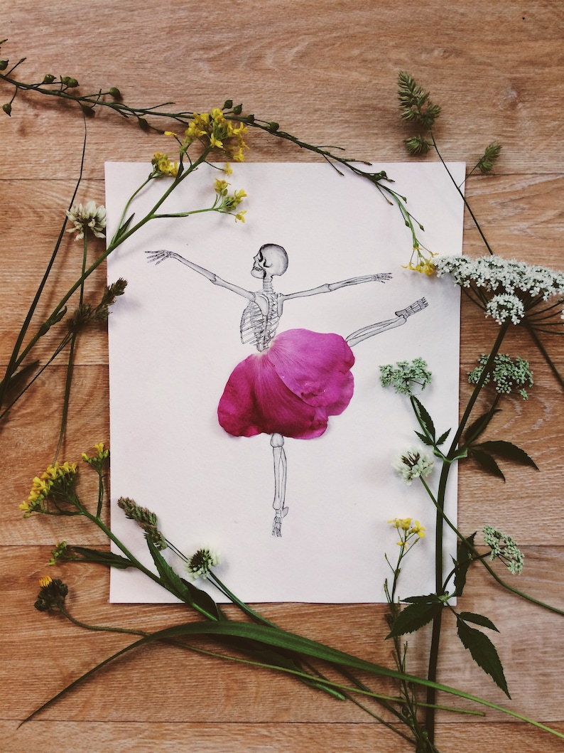 Ballerina Skeleton Fridge Magnet | Ballet Dancer Anatomy Gift | Oddity ...