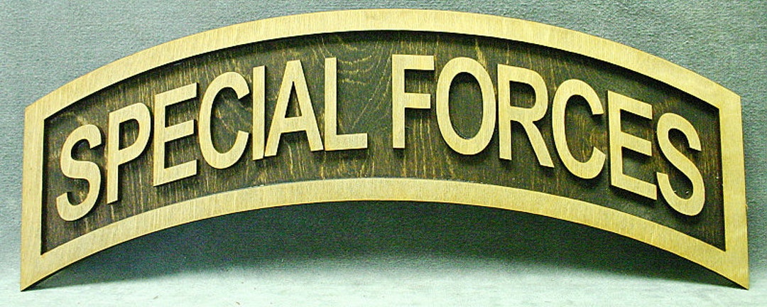 Large 18 Inch Special Forces Tab - Etsy