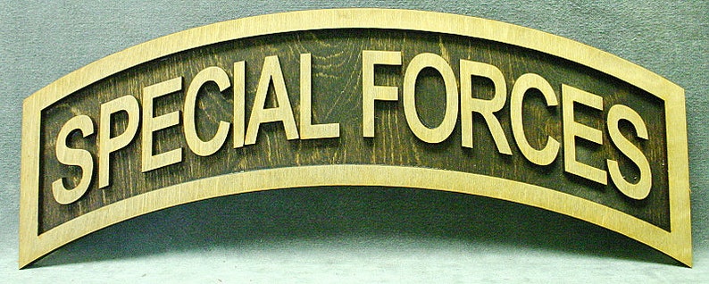 Large 18 Inch Special Forces Tab - Etsy