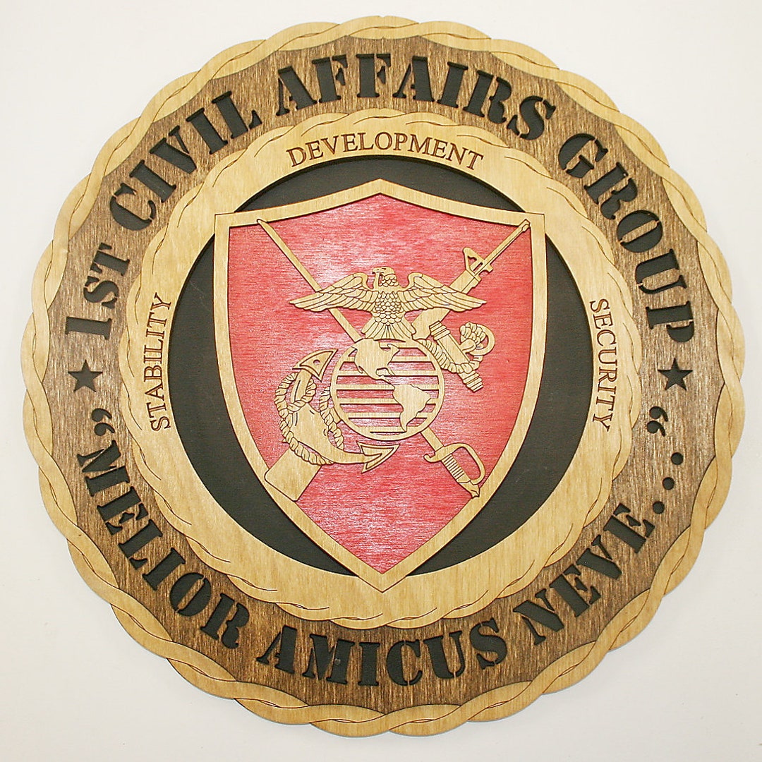 Marine Corps 1st Civil Affairs Group Wall Tribute - Etsy