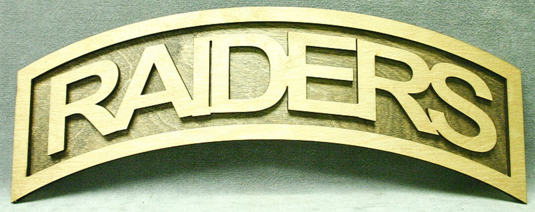 Large 18 Inch Raiders Tab - Etsy