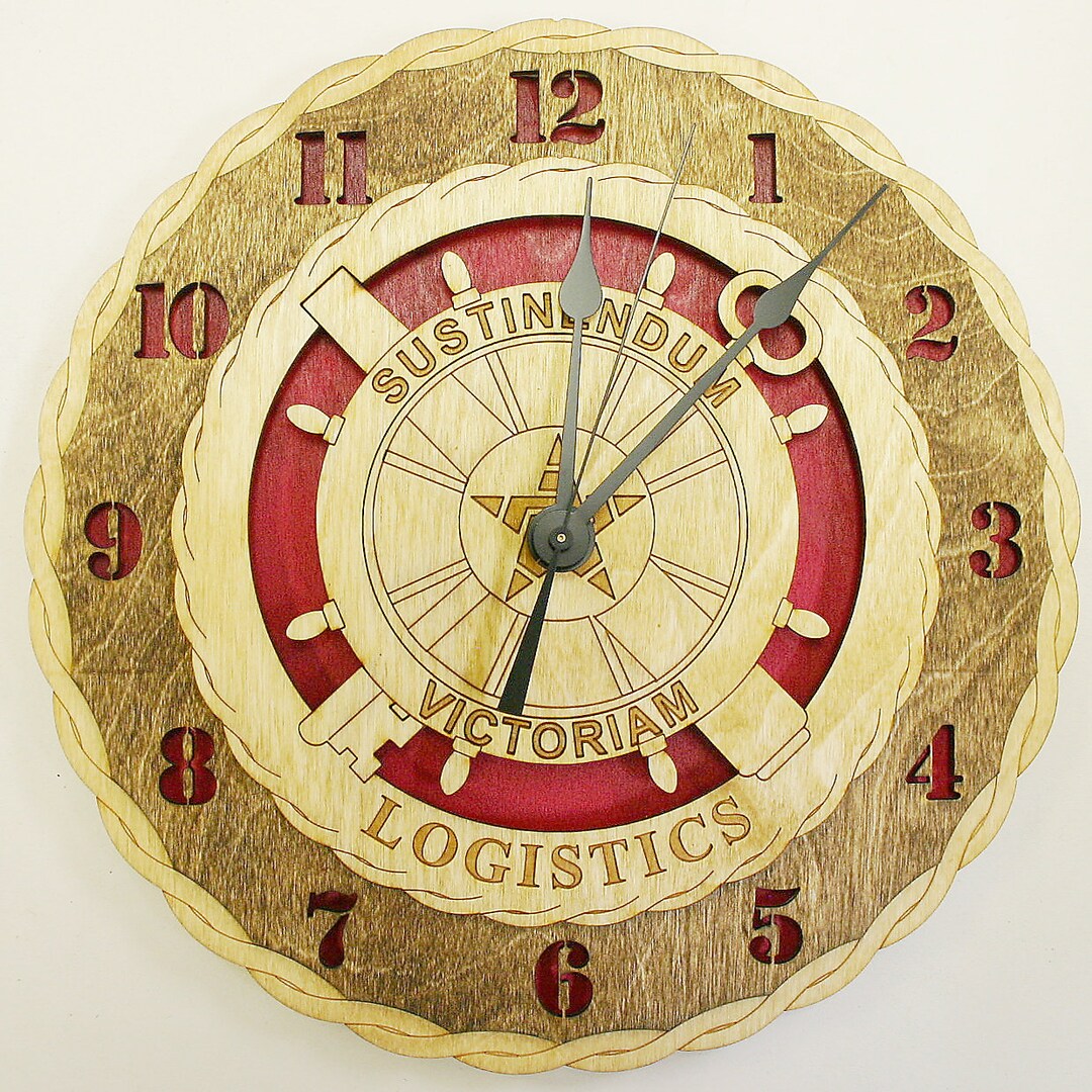 Custom 12" Army Logistics Wall Clock - Etsy