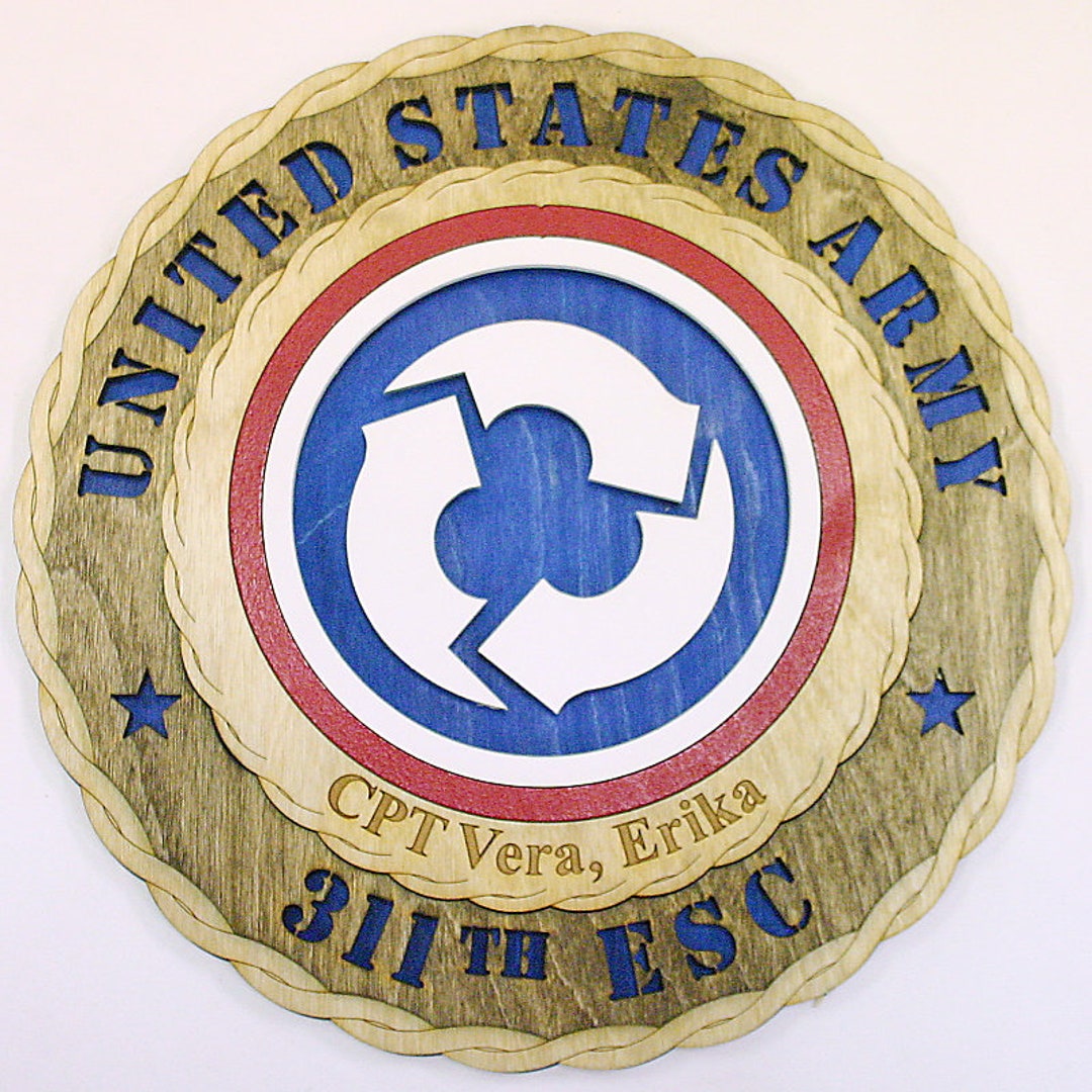 Army 311th ESC Wall Tribute - FREE SHIPPING - Etsy